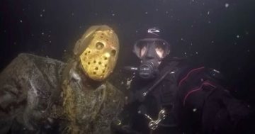 Jason Voorhees Underwater Statue Still Submerged in AZ! – HorrorFix